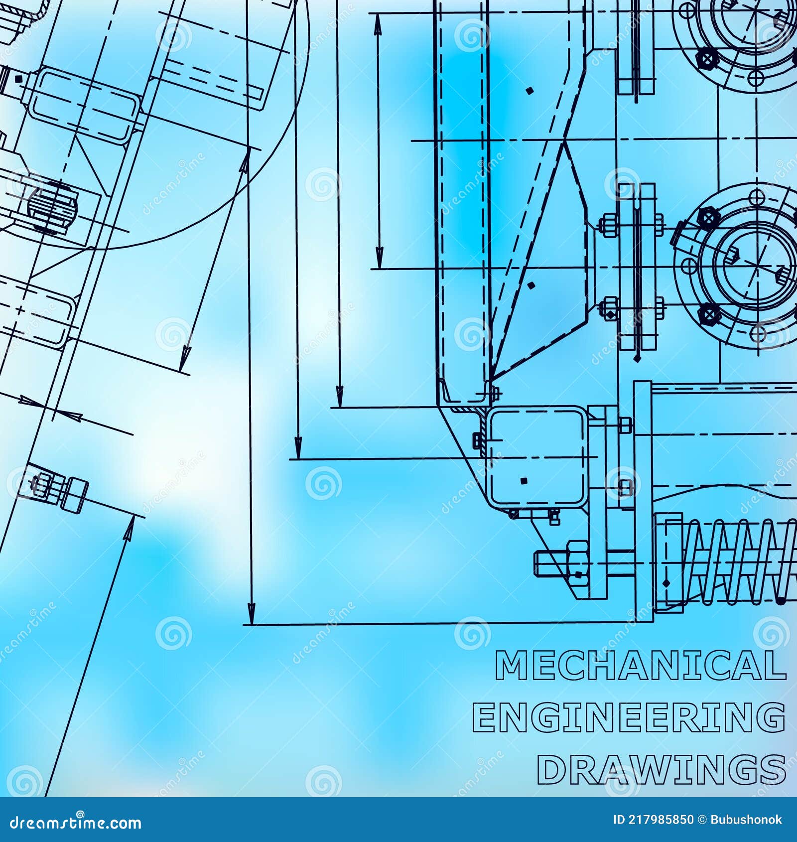 Technical Illustrations, Background Stock Vector - Illustration of ...