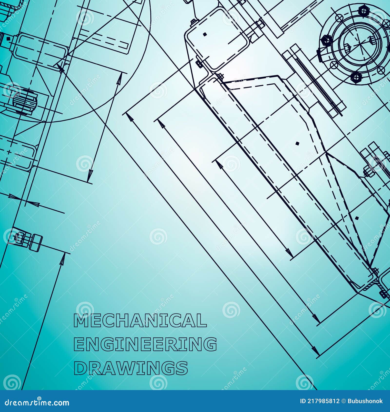 Technical Illustrations, Background Stock Vector - Illustration of ...