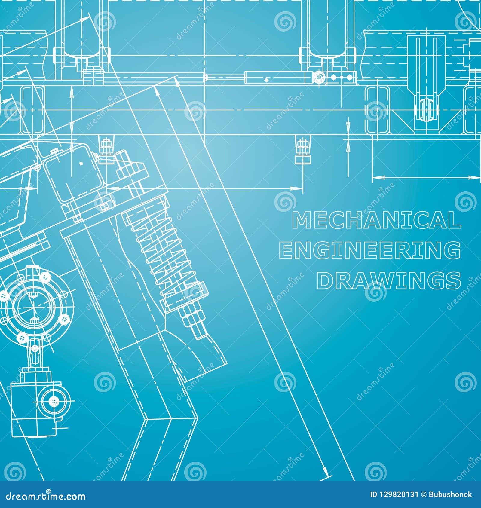 Technical Illustrations, Background Stock Vector - Illustration of ...
