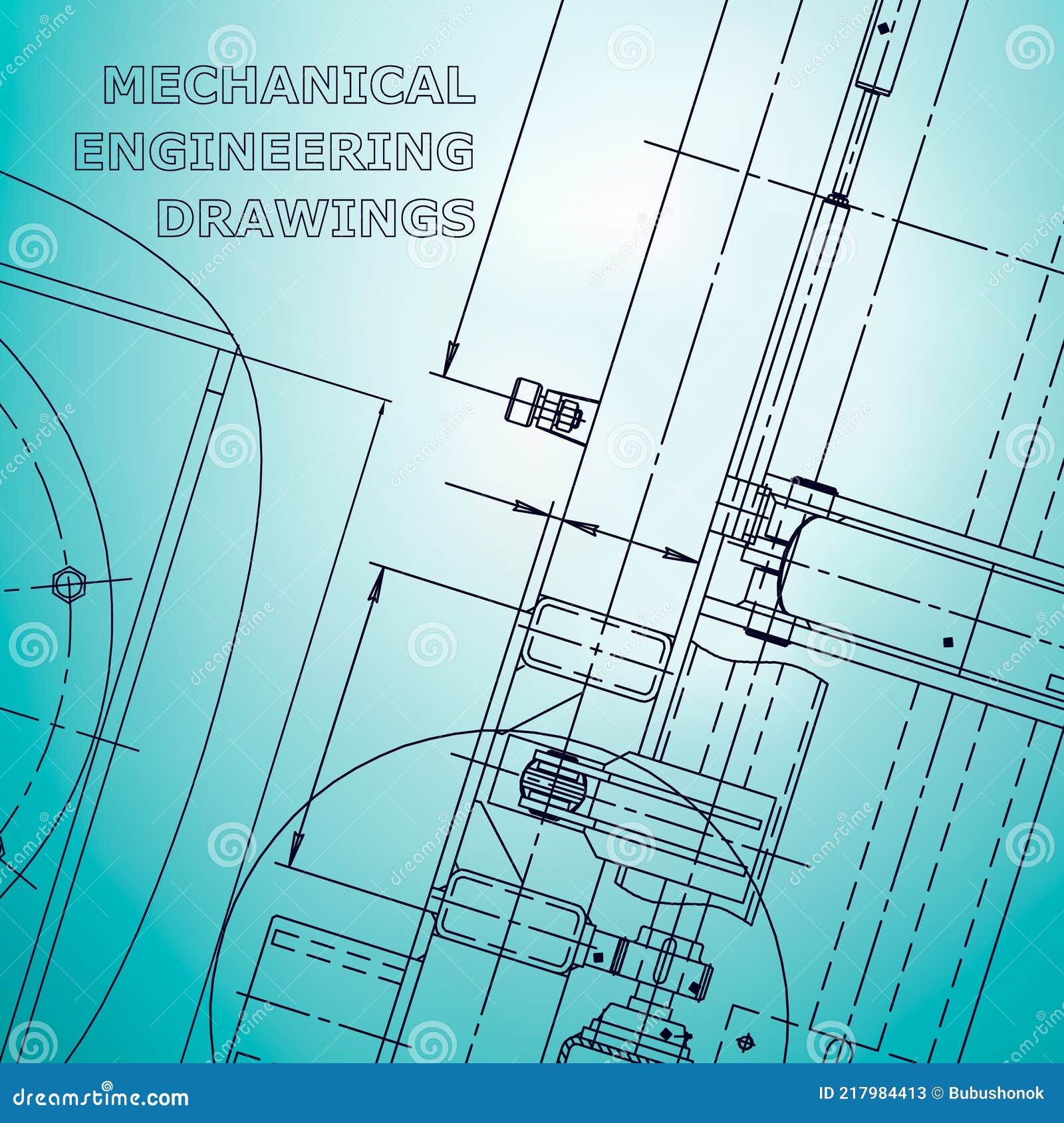 Technical Illustrations, Background Stock Vector - Illustration of ...
