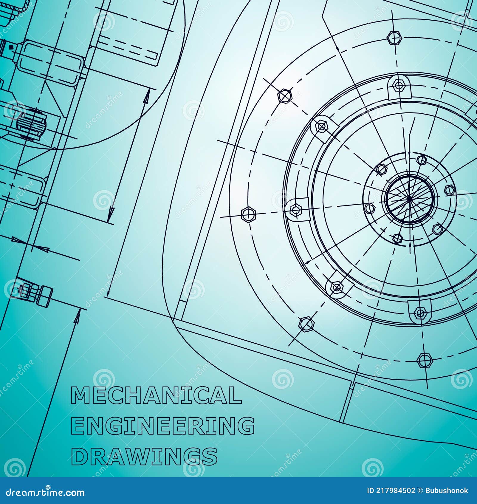 Technical Illustrations, Background Stock Vector - Illustration of ...