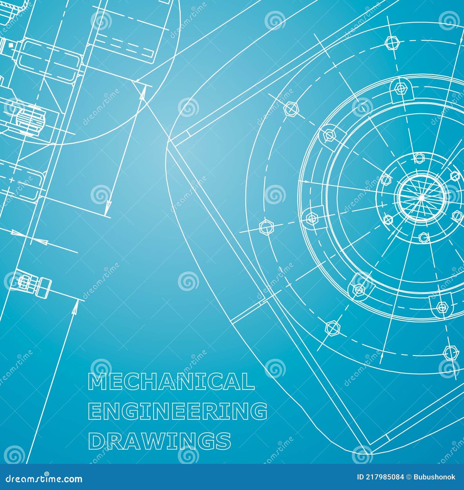 Technical Illustrations, Background Stock Vector - Illustration of ...