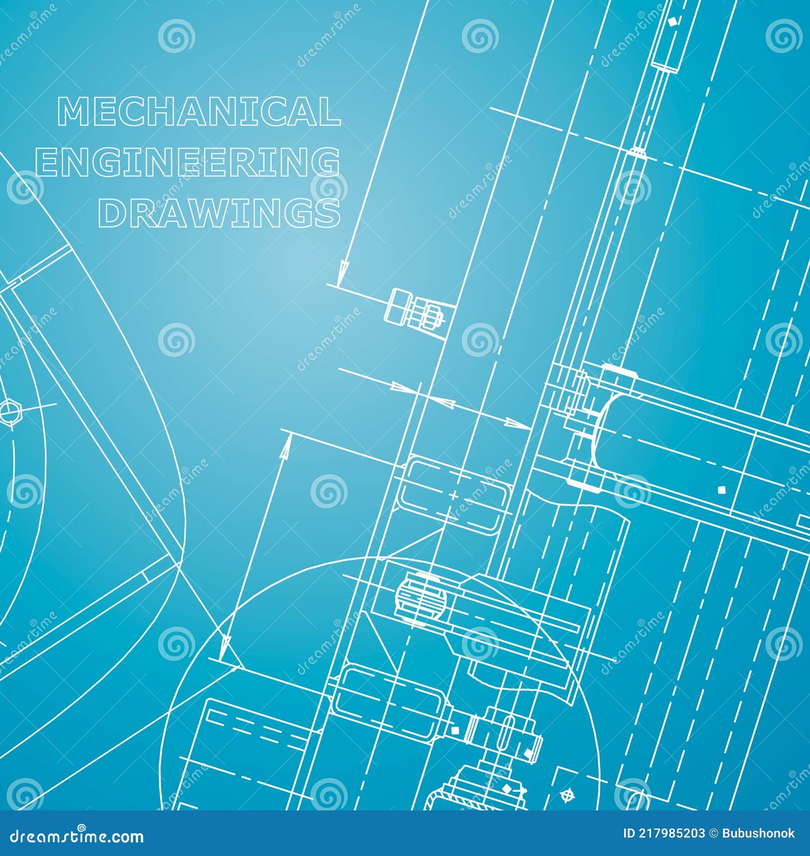 Technical Illustrations, Background Stock Vector - Illustration of ...