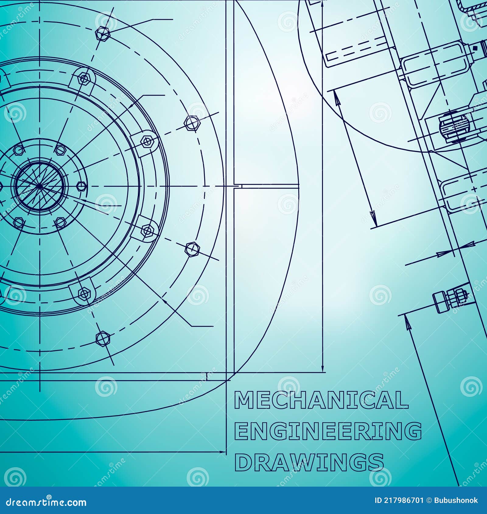 Technical Illustrations, Background Stock Vector - Illustration of ...