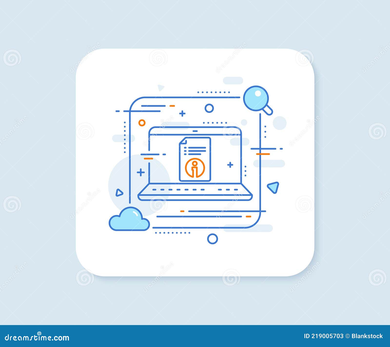 Technical Information Line Icon. Instruction Sign. Vector Stock Vector ...