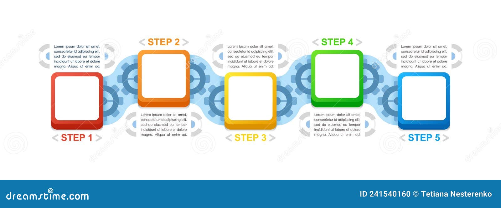 Technical Innovation Chart Design Template Stock Vector - Illustration ...