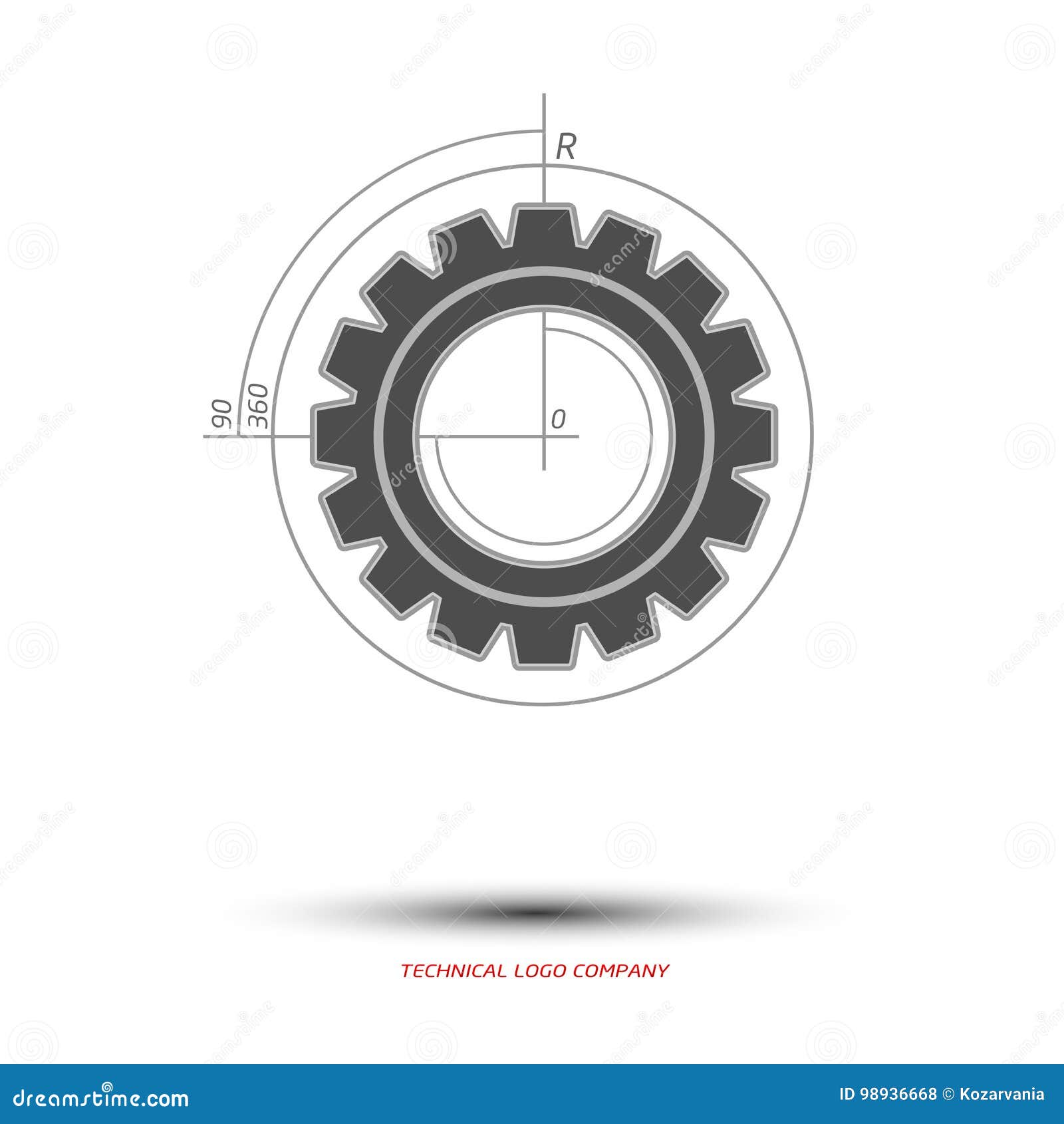 Technical Logo Company Vector Illustration | CartoonDealer.com #98513286