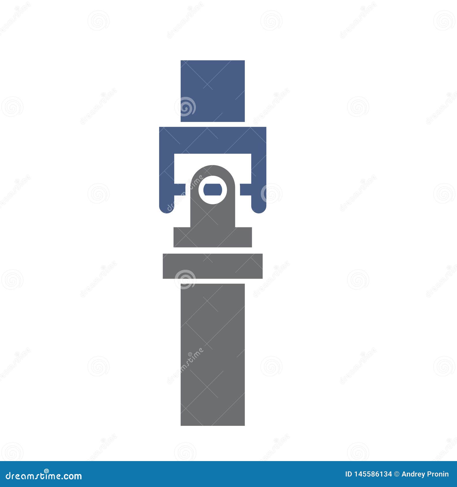 Technical Mechanisms Icon on Background for Graphic and Web Design ...