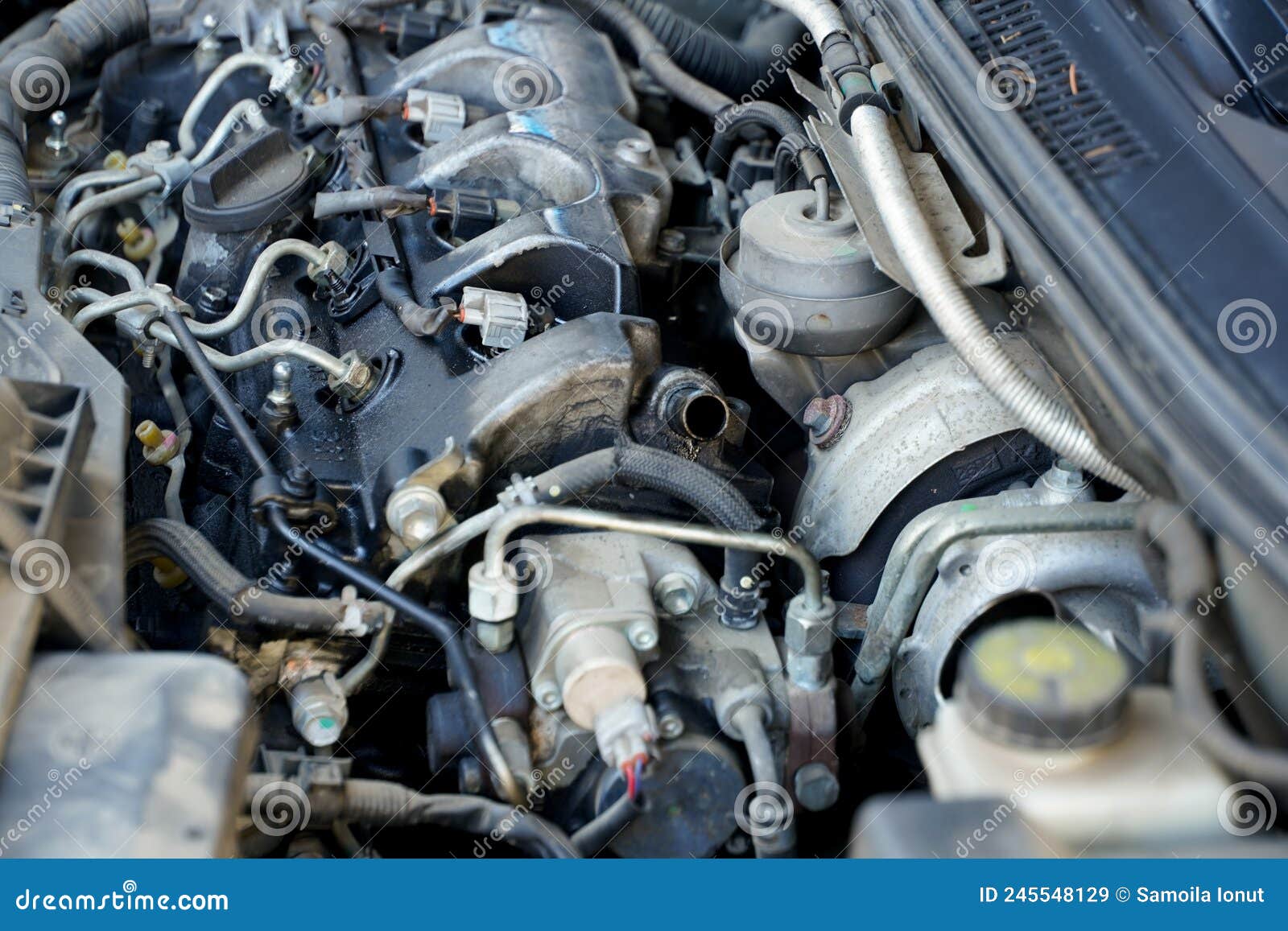Technical Overhaul of the Car. Details. Stock Image - Image of ...