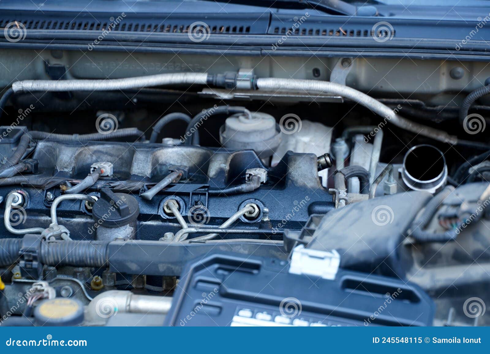 Technical Overhaul of the Car. Details. Stock Image - Image of closeup ...
