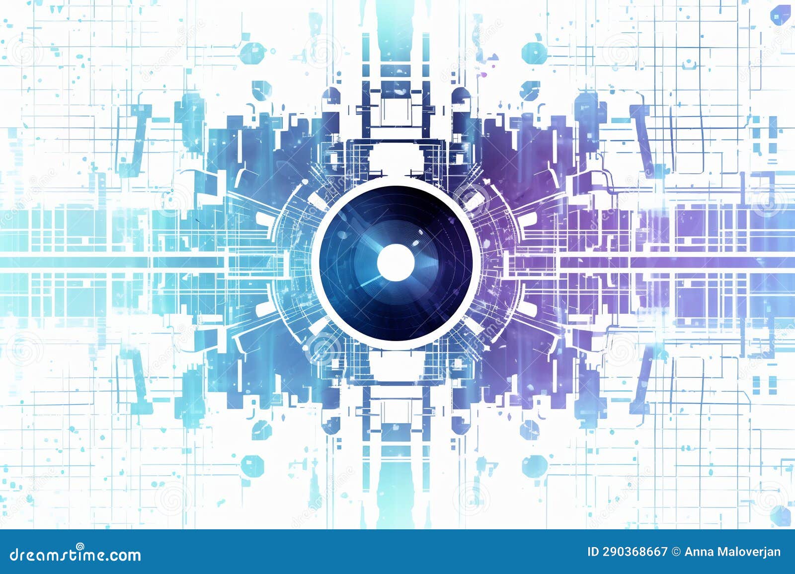 Technical Pattern With Circuit Board Royalty-Free Stock Photography ...