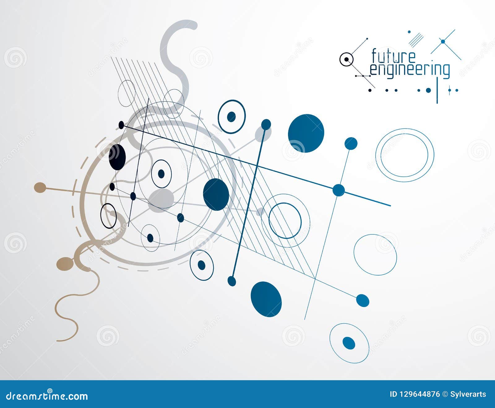 Technical Plan, Abstract Engineering Draft for Use in Graphic an Stock ...
