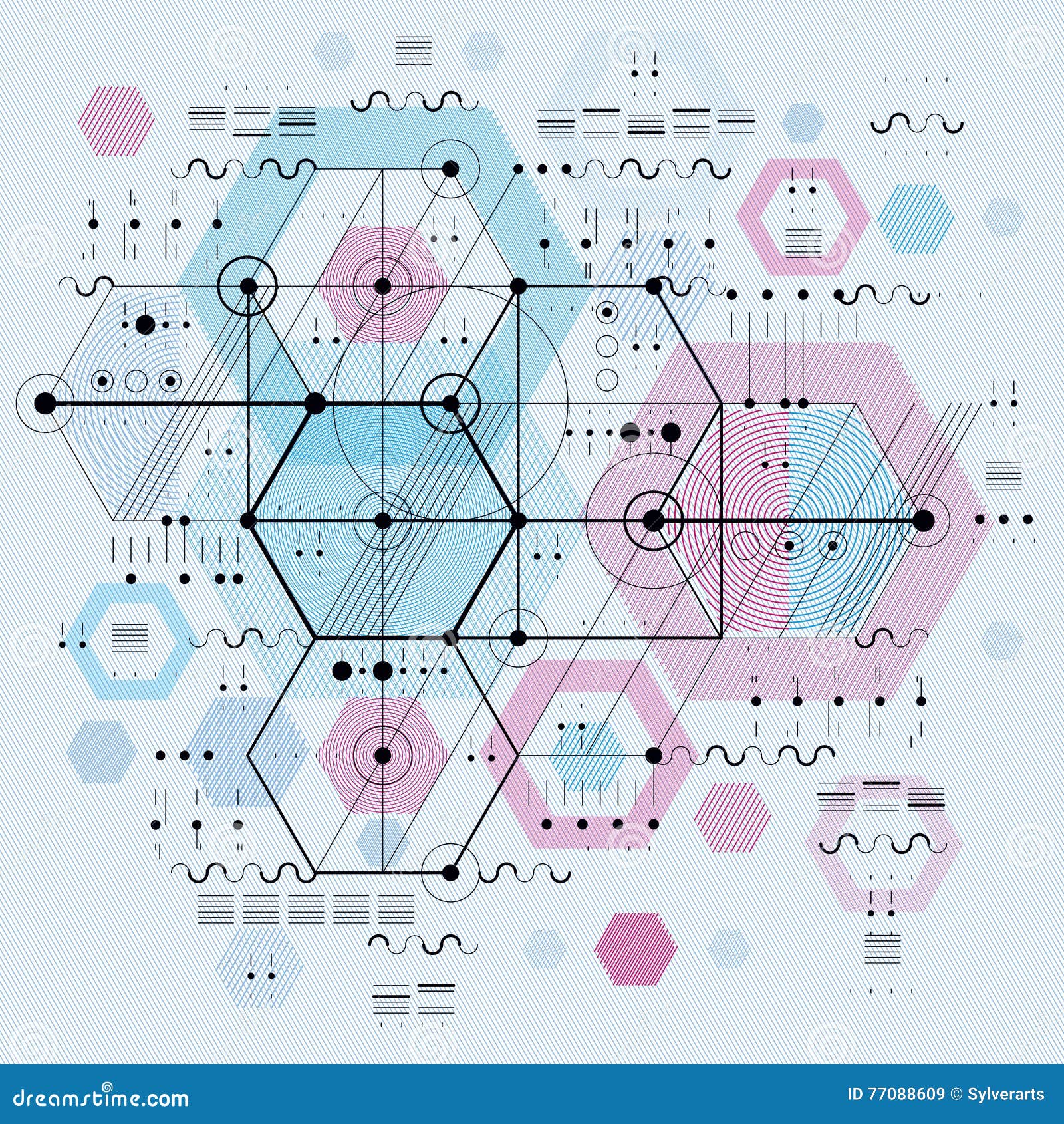 Technical Plan, Engineering Draft. Vector Drawing of Industrial Stock ...