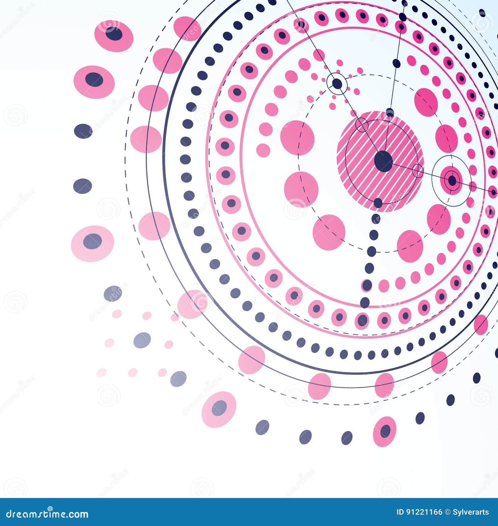 Technical Plan, Magenta Abstract Engineering Draft Stock Vector ...