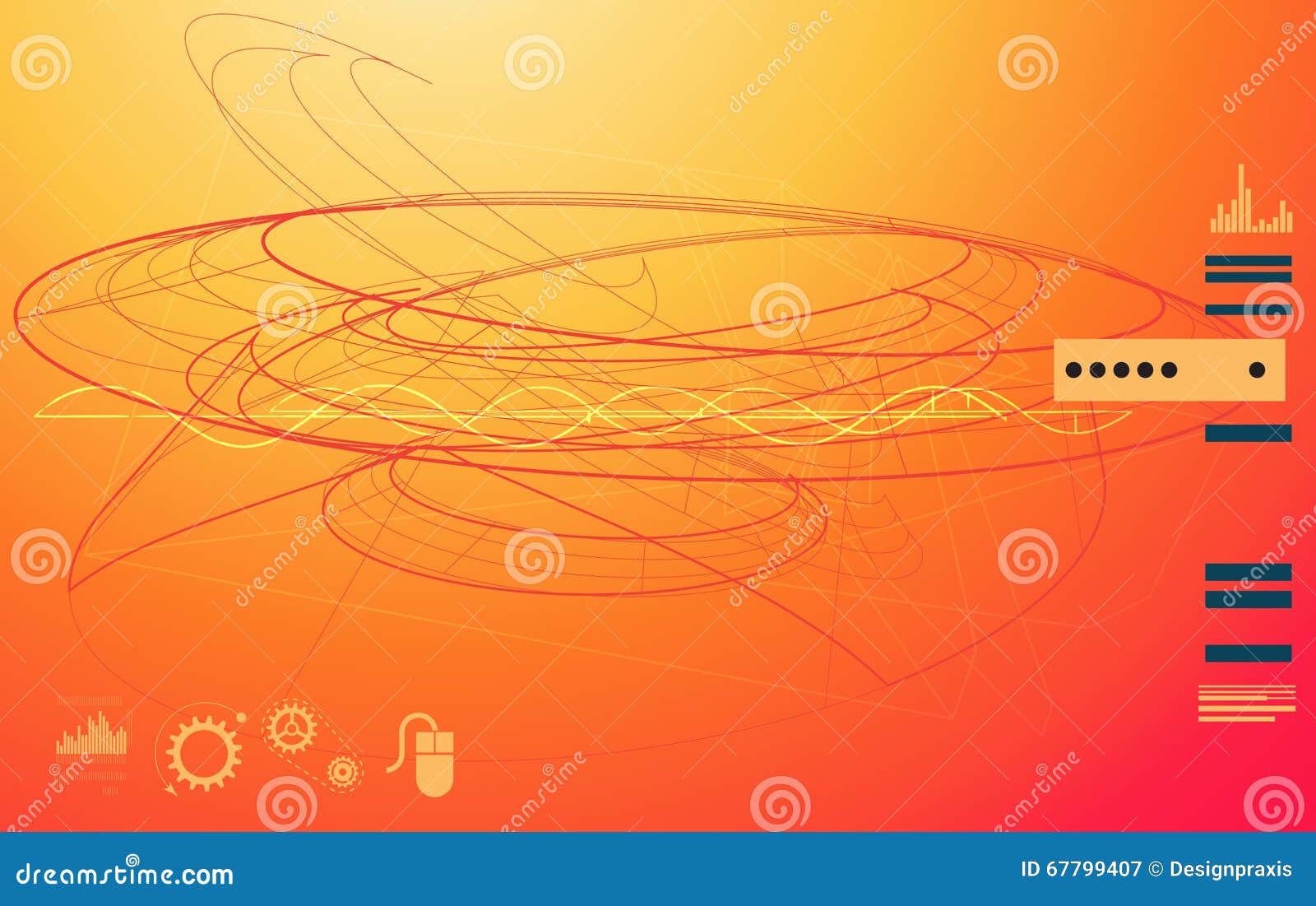 Technical Planning - Abstract - Illustration Stock Vector ...