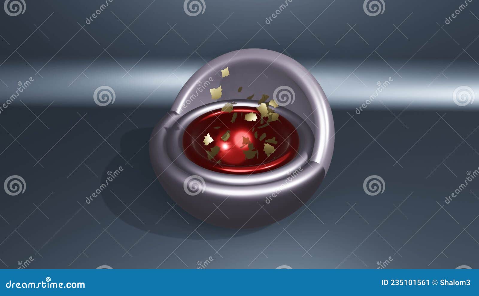 Technical Plaything, a Sphere Made of Metallic Hemispheres that Open by ...