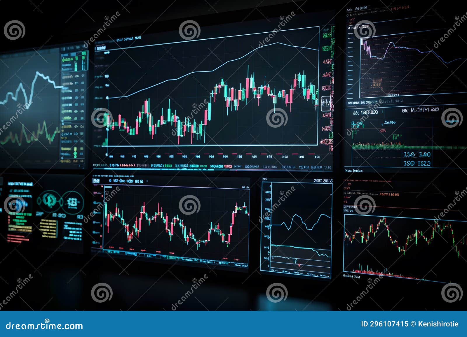 Technical Price Graph and Indicator, Candlestick Chart Screen for ...