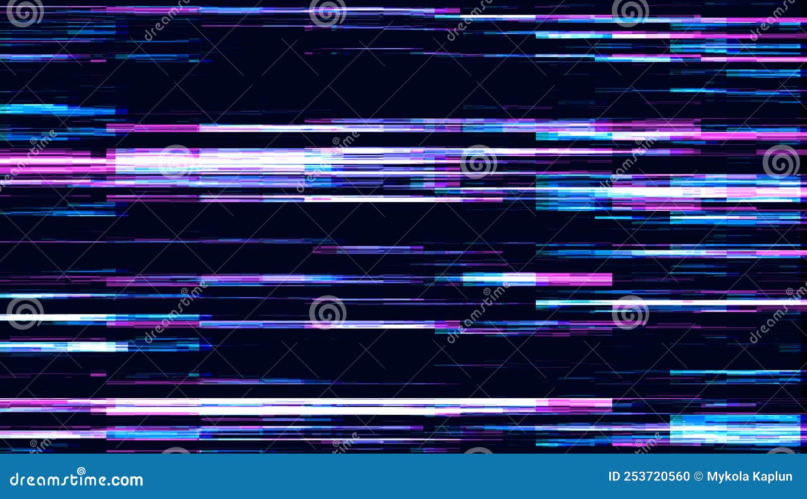 Technical Problem Computer Screen with Glitch Effect. Image Submission ...