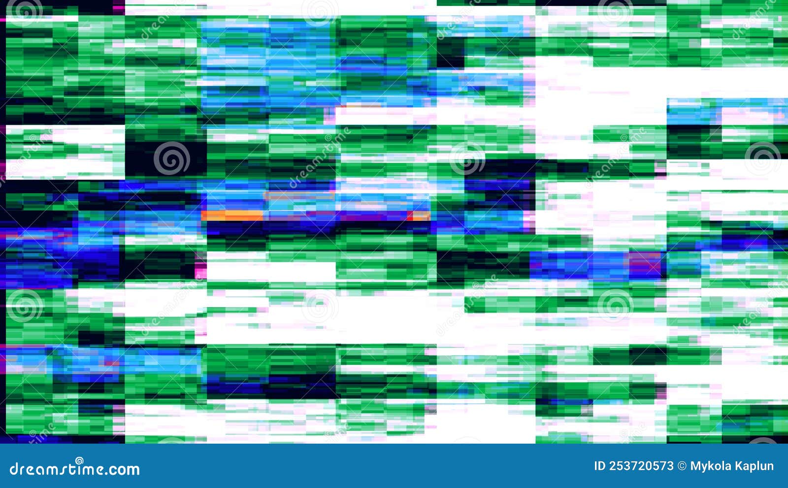 Technical Problem Computer Screen with Glitch Effect. Image Submission ...