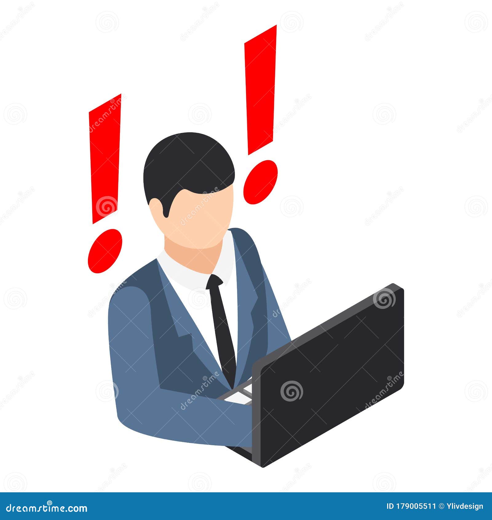 Technical Problem Icon, Isometric Style Stock Vector - Illustration of ...