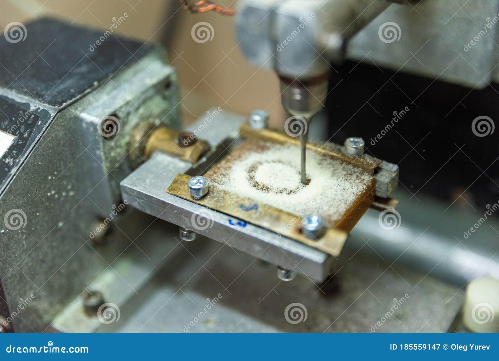 The Technical Process of Creating Mold Rings for Jewelry Stock Image ...