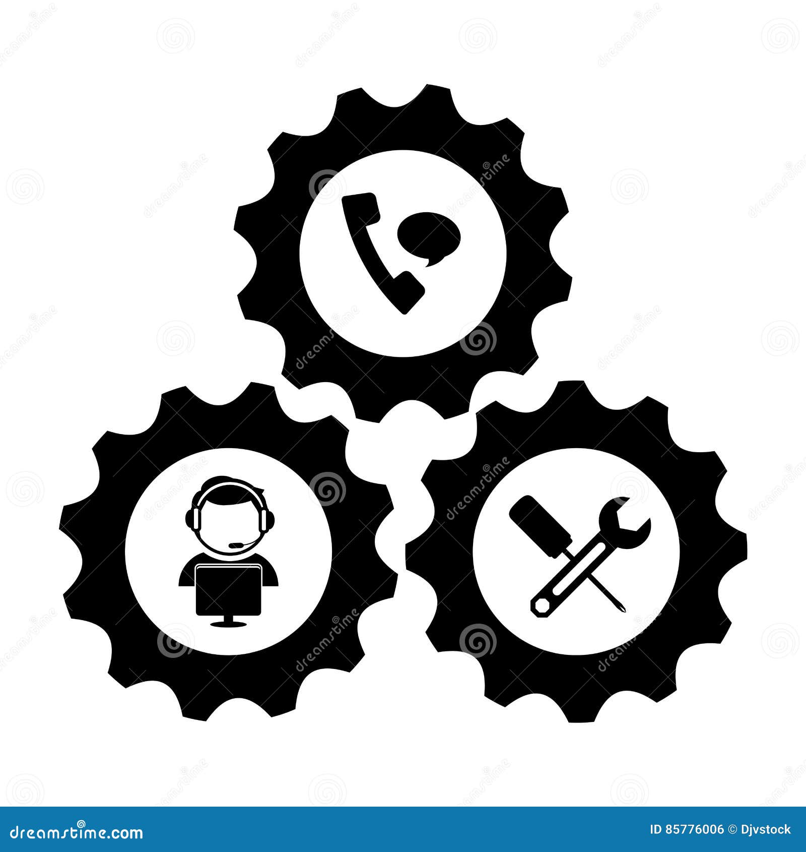 Technical Repair of Computer Icon Image Stock Illustration ...