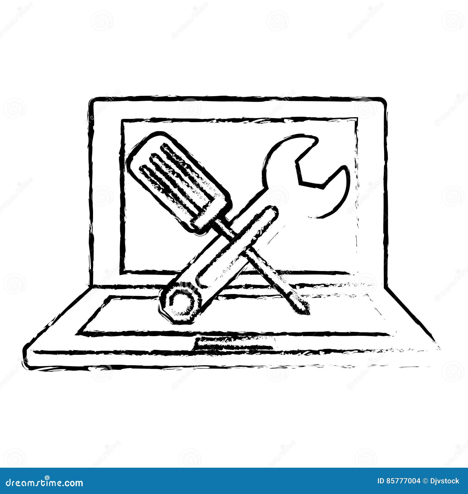 Technical Repair of Computer Icon Image Stock Illustration ...