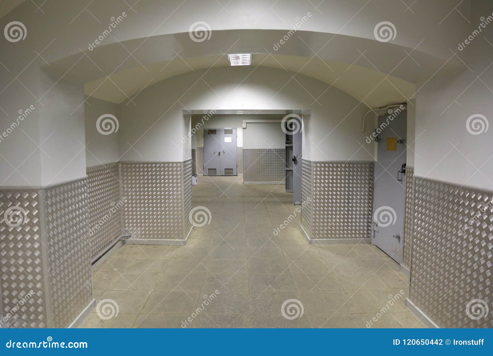 The Technical Room in the Basement Stock Photo - Image of empty ...