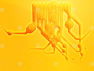 Technical Schematic Diagram Stock Illustration - Illustration of ...