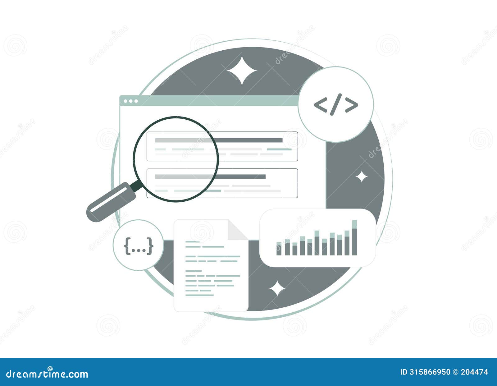 Improve Code Readability Loop Concept Icon Cartoon Vector ...