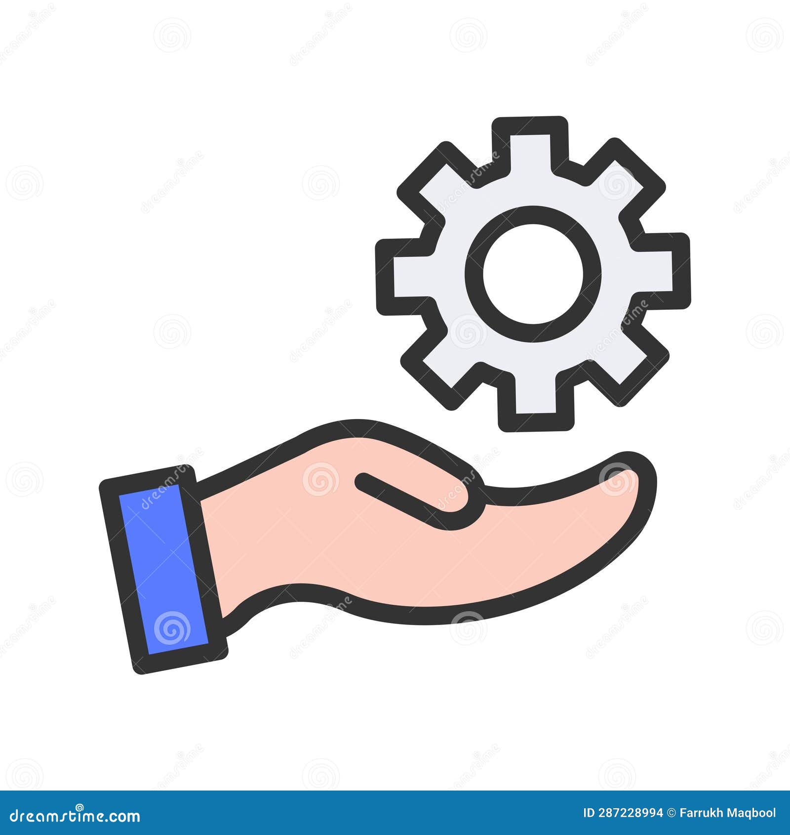 Technical Service Icon Image. Stock Vector - Illustration of ...