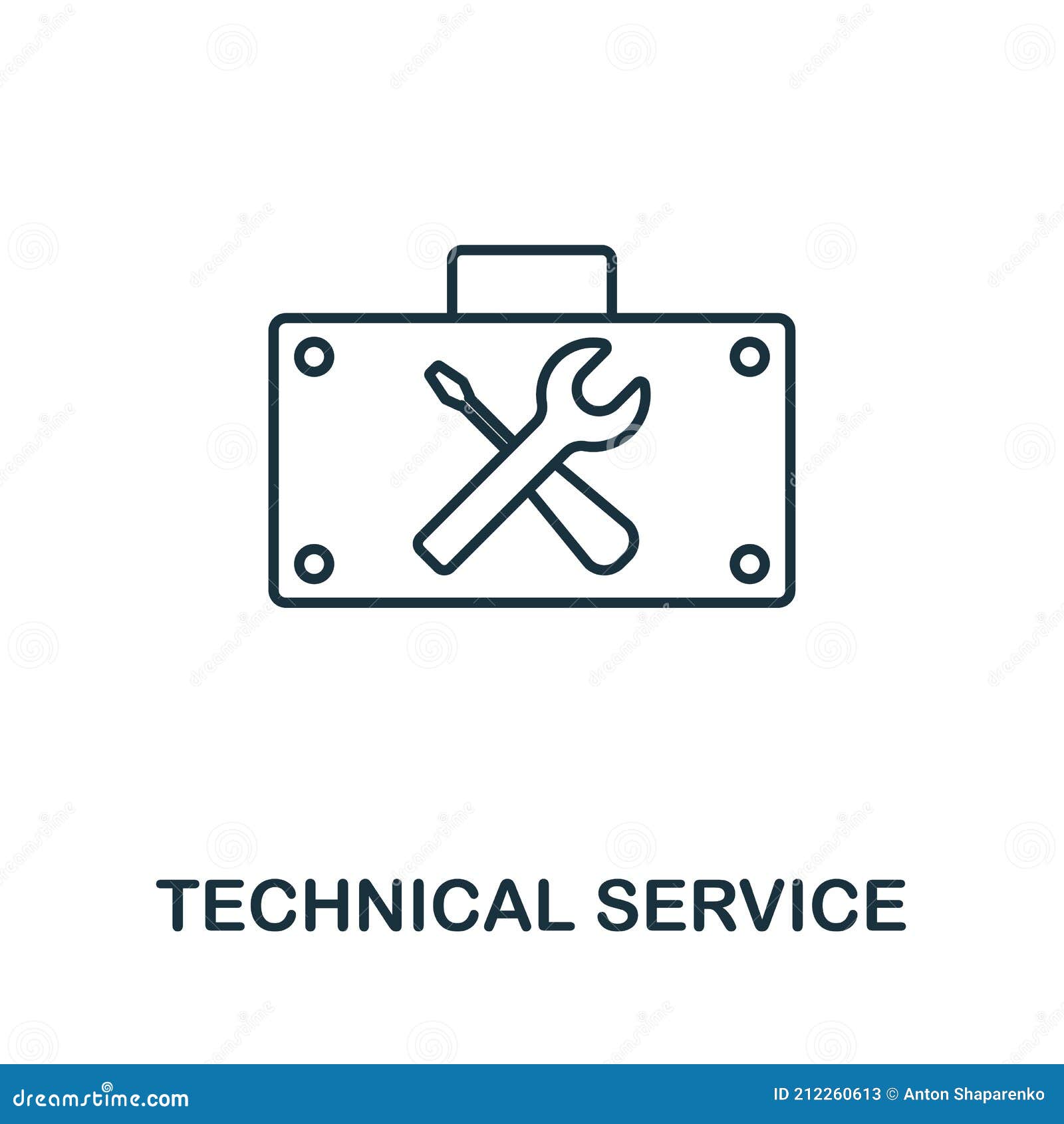 Technical Service Vector Icon Symbol. Creative Sign from Seo and ...