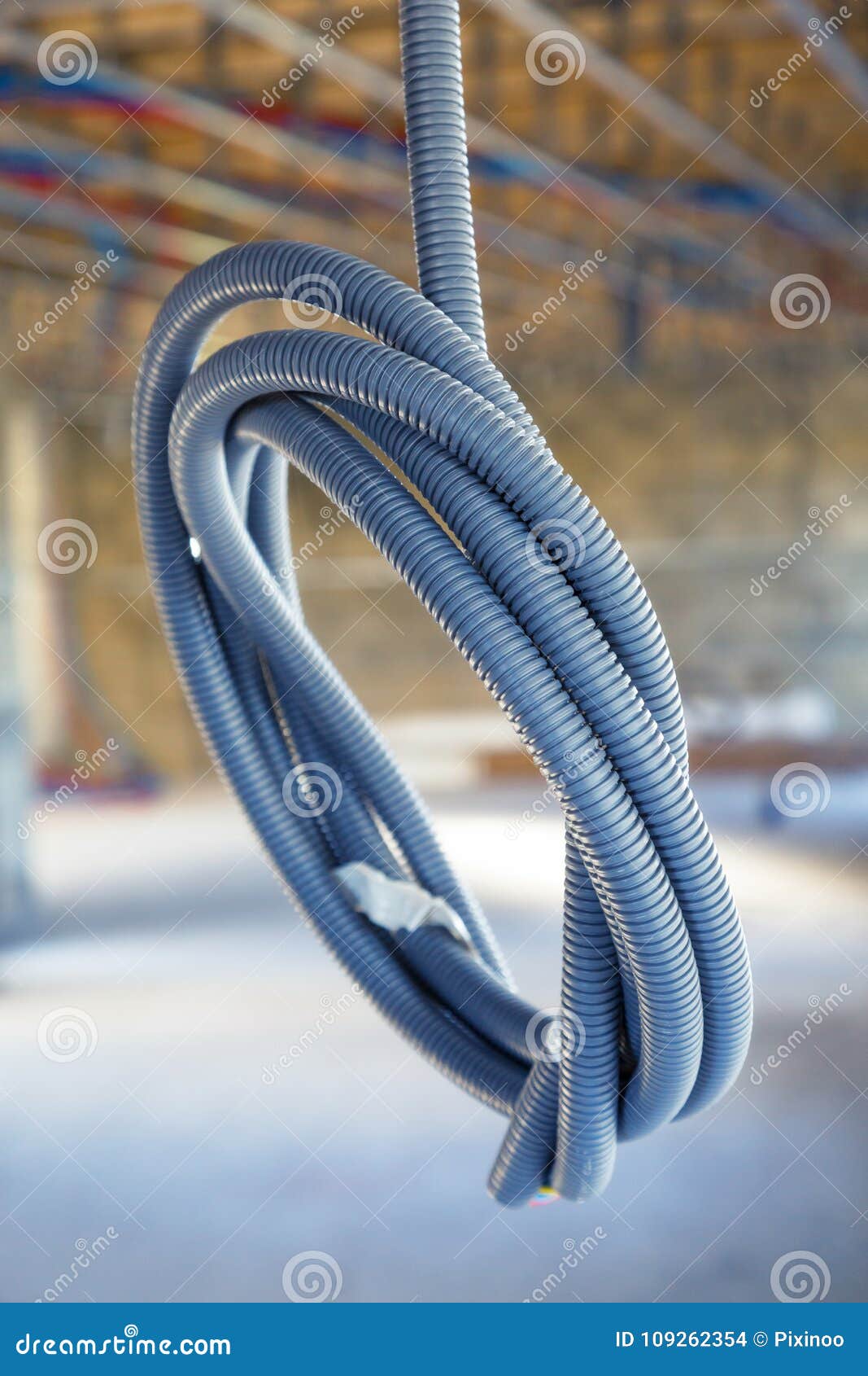 Technical Sheaths To Pass the Electrical Wiring of a Future Home Stock ...