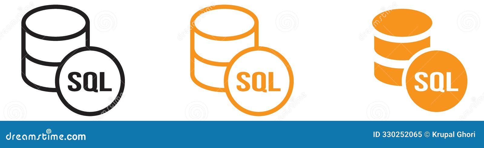 Technical SQL Server Icon for Database and Technology Graphics Ideal ...
