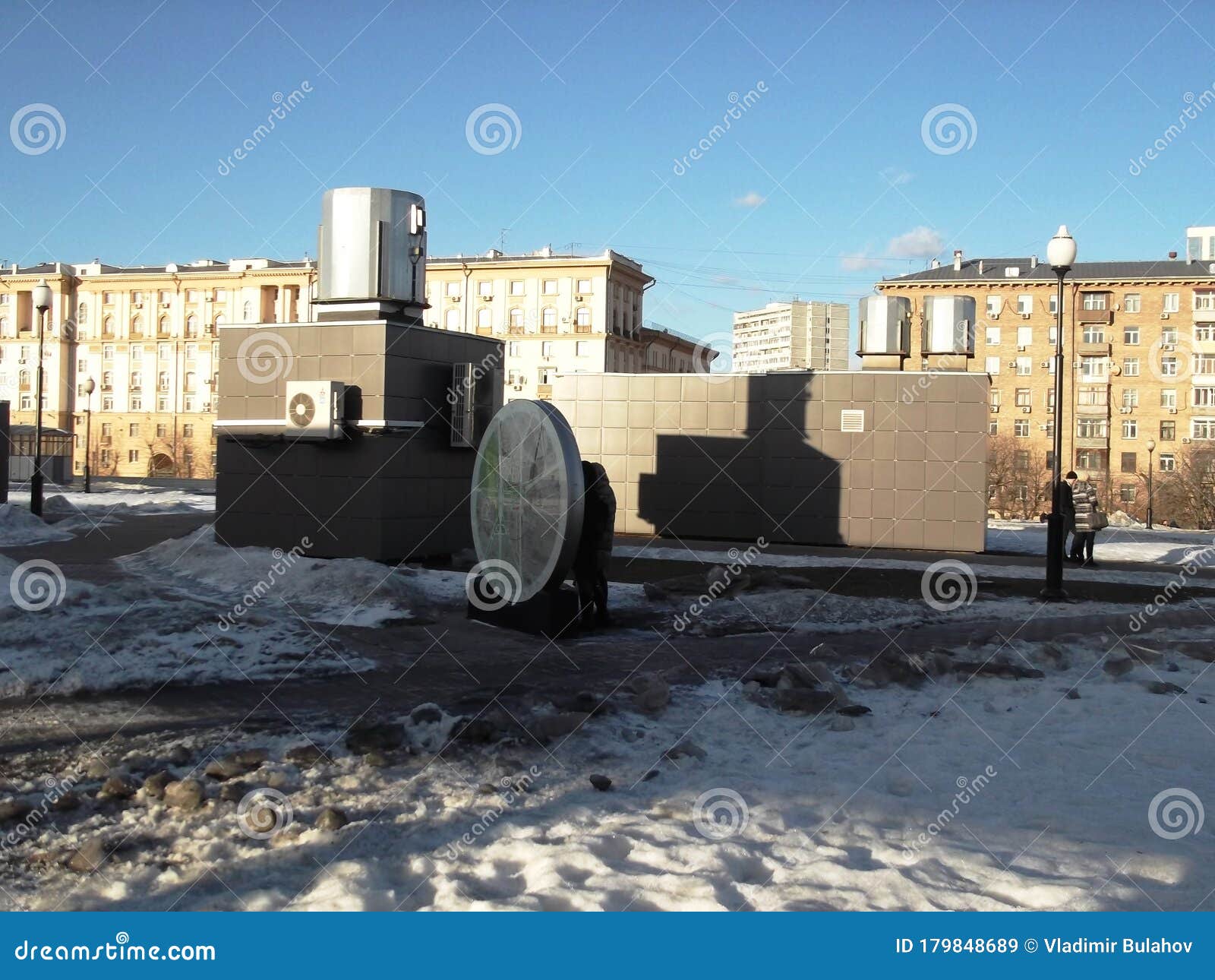 Technical Structures of the Metro on Leninsky Prospekt in Moscow ...