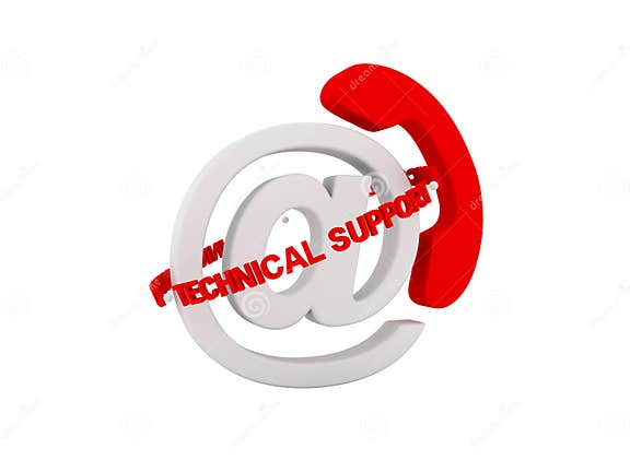 Technical support stock illustration. Illustration of sign - 18854729