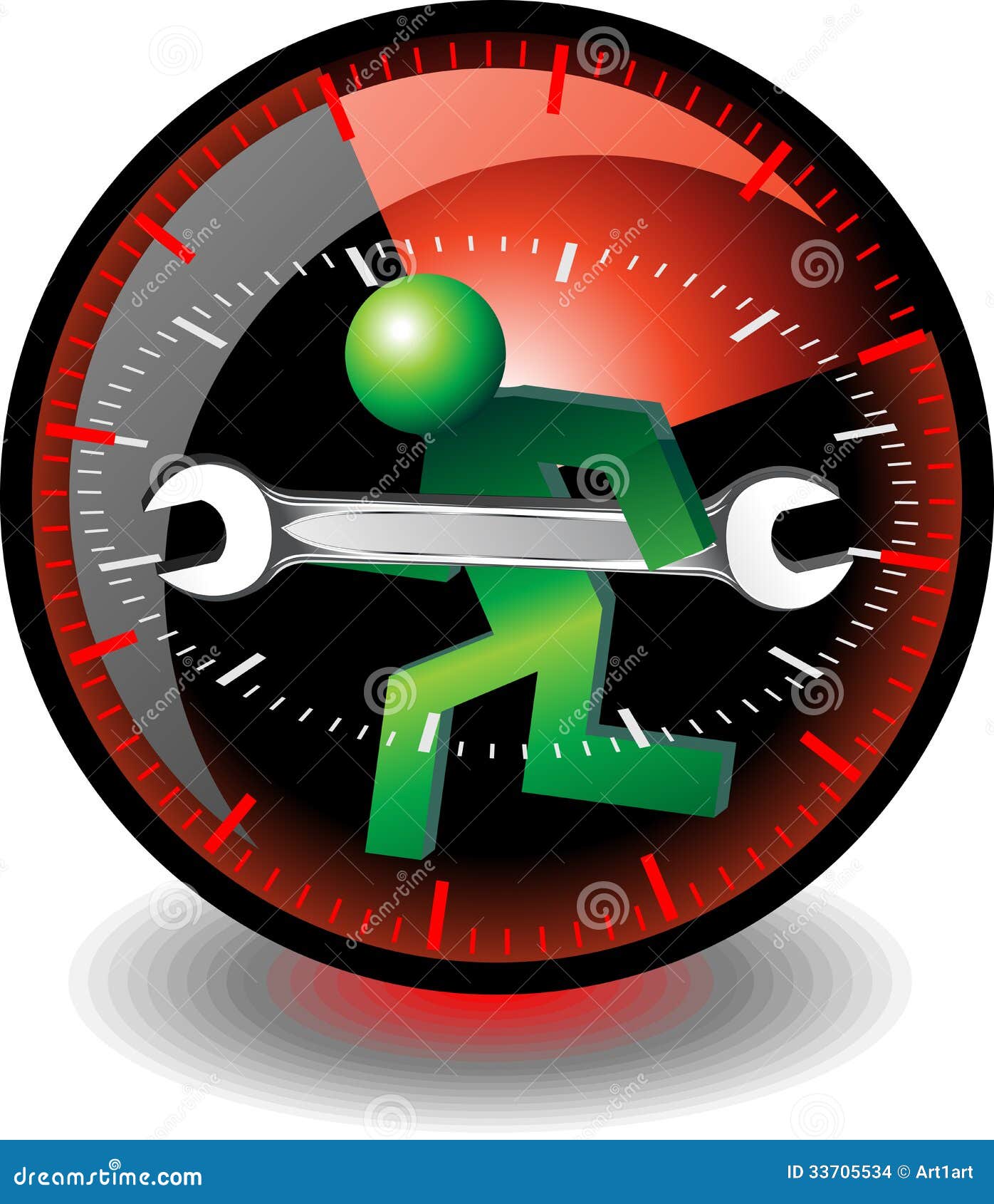 Technical support button stock illustration. Illustration of stop ...