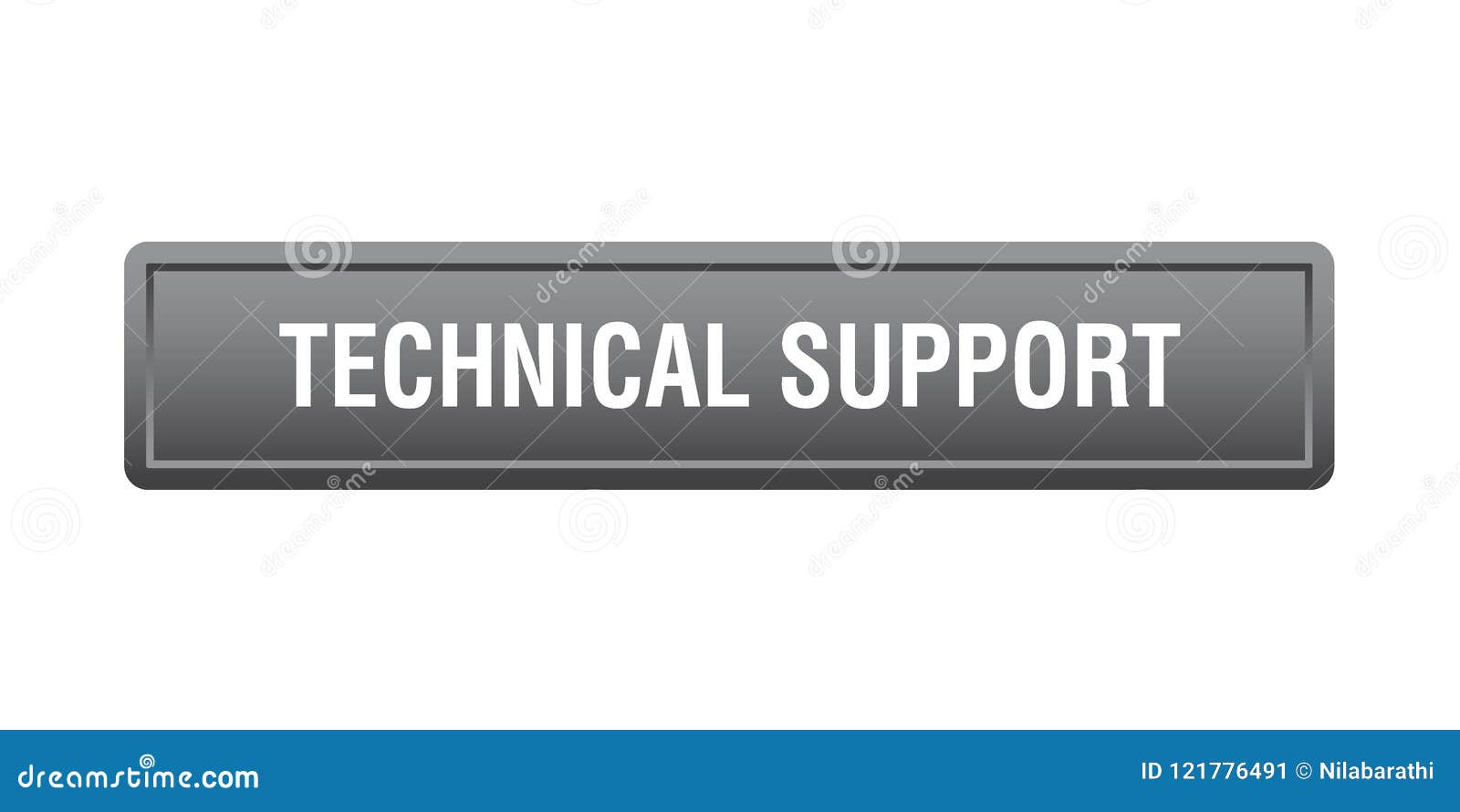 Technical support button stock illustration. Illustration of corporate ...