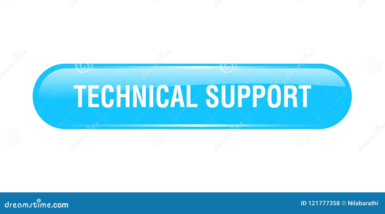 Technical support button stock illustration. Illustration of customers ...