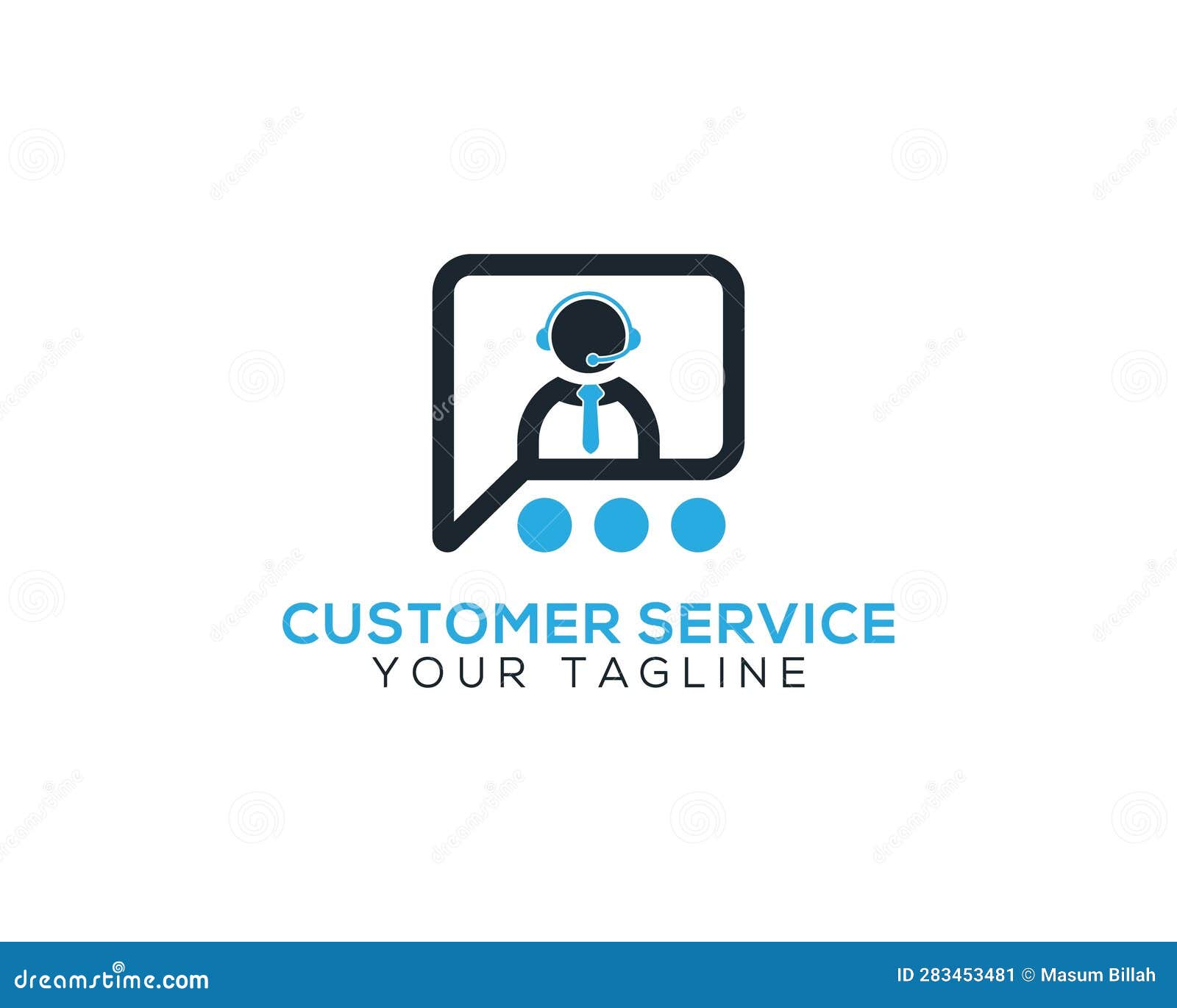 Technical Support, Call Center, Customer Support Logo. Stock Vector ...