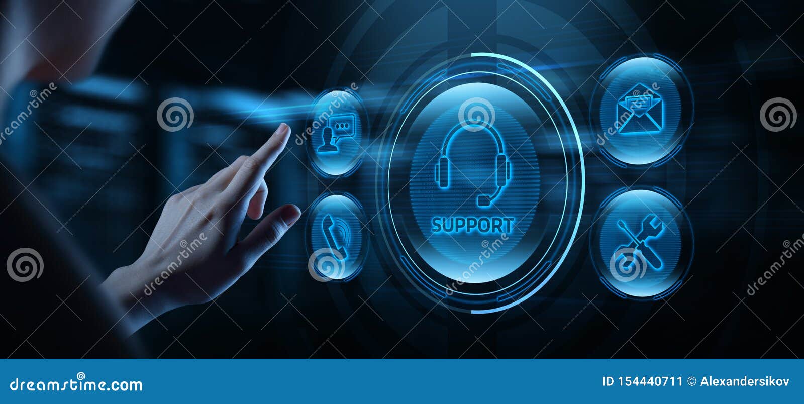 Technical Support Center Customer Service Internet Concept Stock Image ...