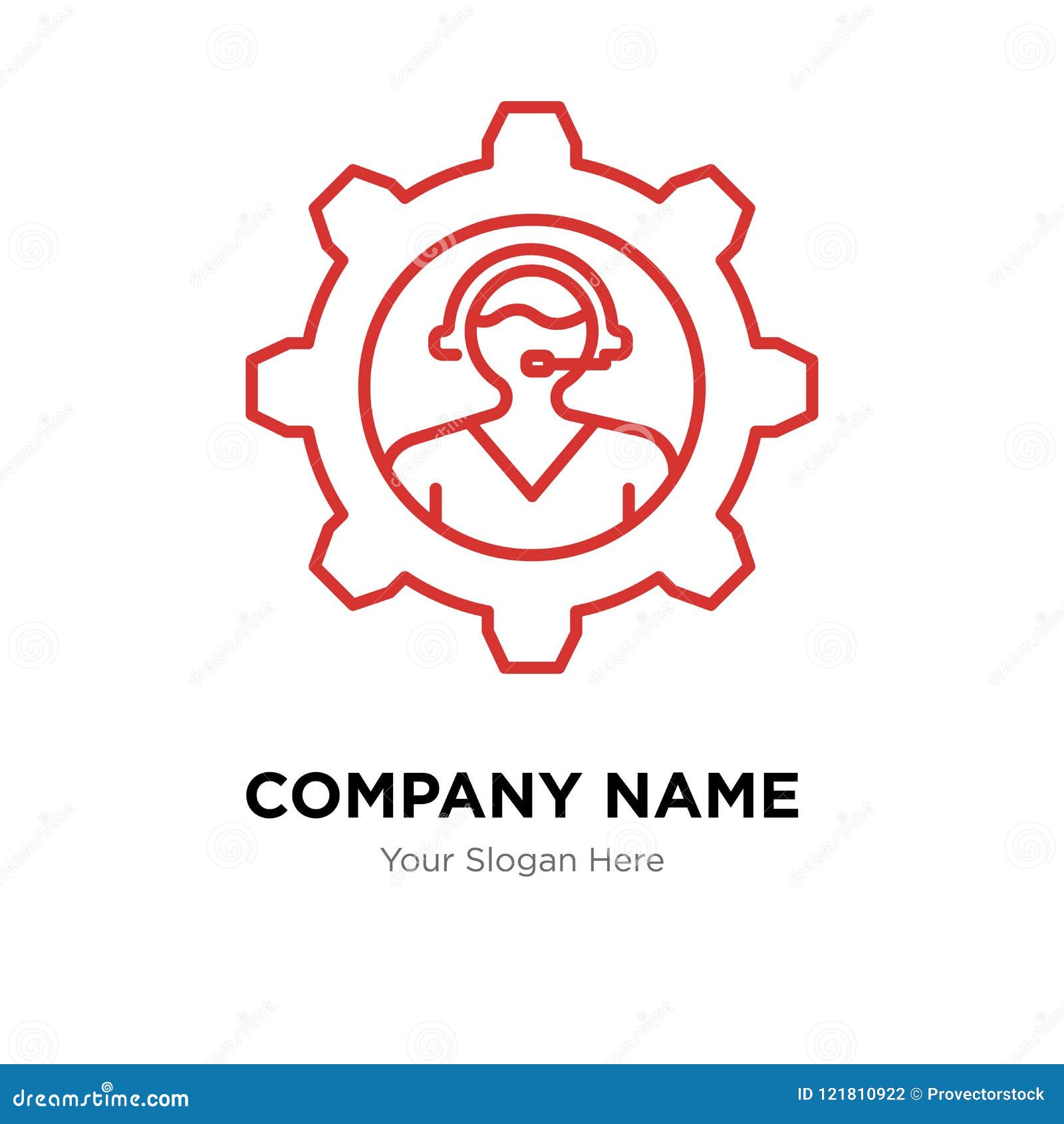 Technical Support Company Logo Design Stock Vector - Illustration of ...
