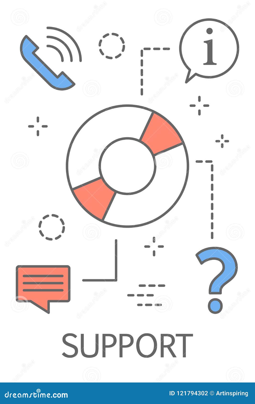 Technical Support Concept Ilustration Stock Vector - Illustration of ...