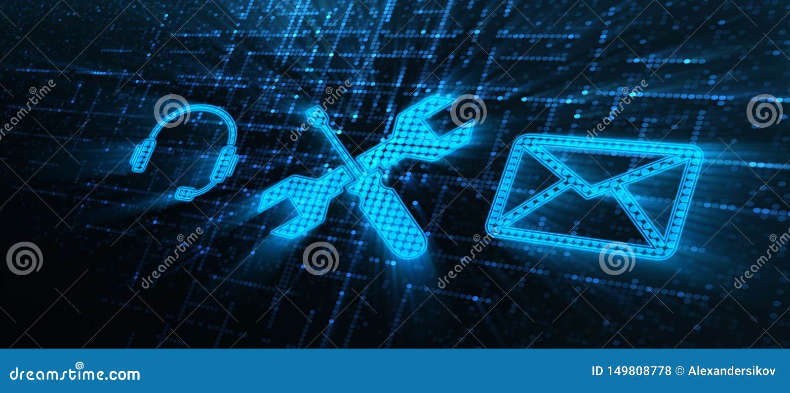 Technical Support Customer Service Business Internet Concept Stock ...