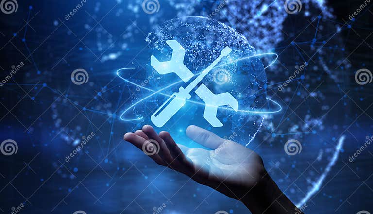 Technical Support Customer Service Business Technology Concept. Stock ...