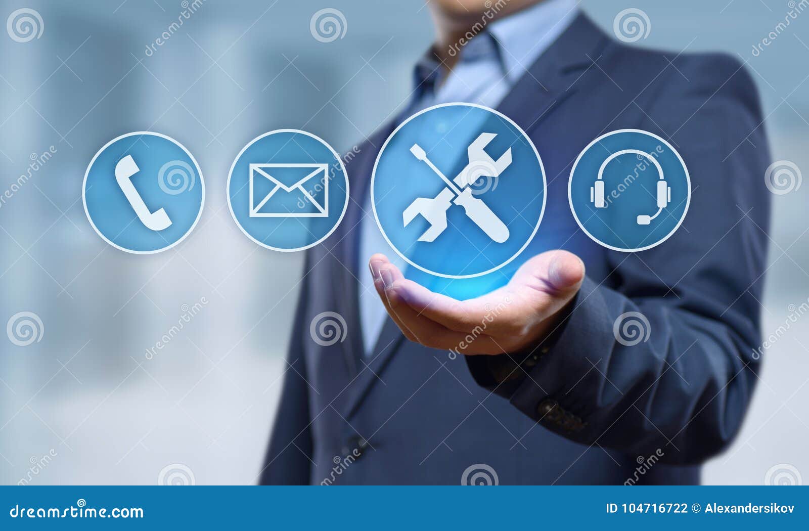 Technical Support Customer Service Business Technology Internet Concept ...