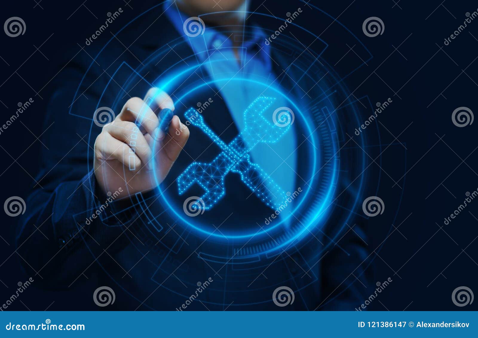 Technical Support Customer Service Business Technology Internet Concept ...