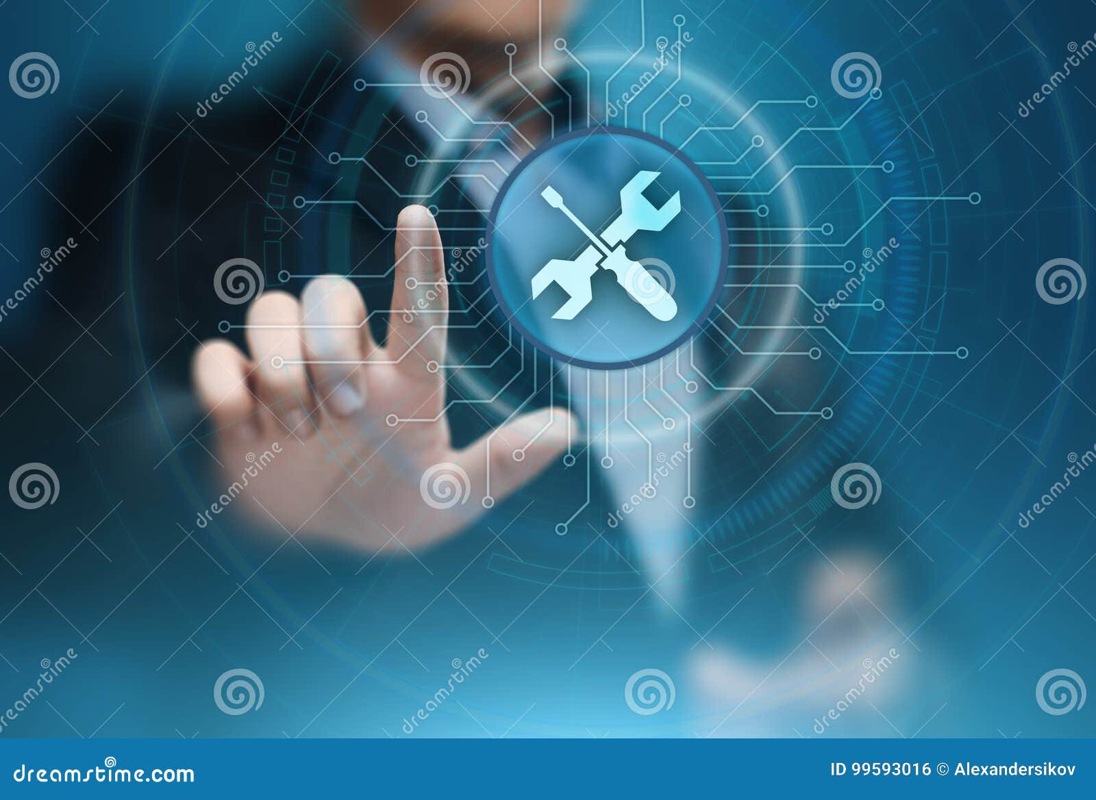 Technical Support Customer Service Business Technology Internet Concept ...