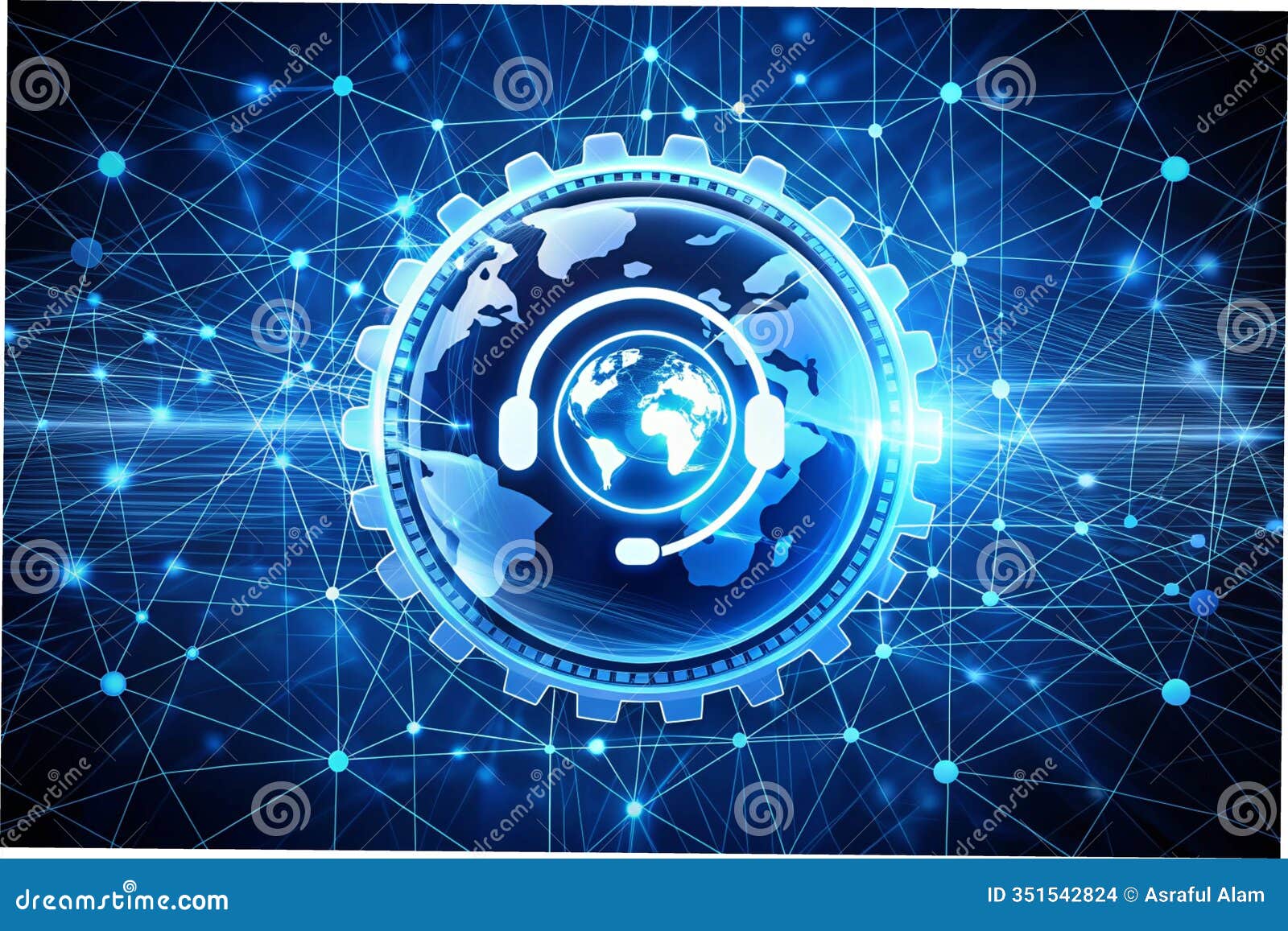 Technical Support & Customer Service Concept: 24 7 Assistance, Business ...