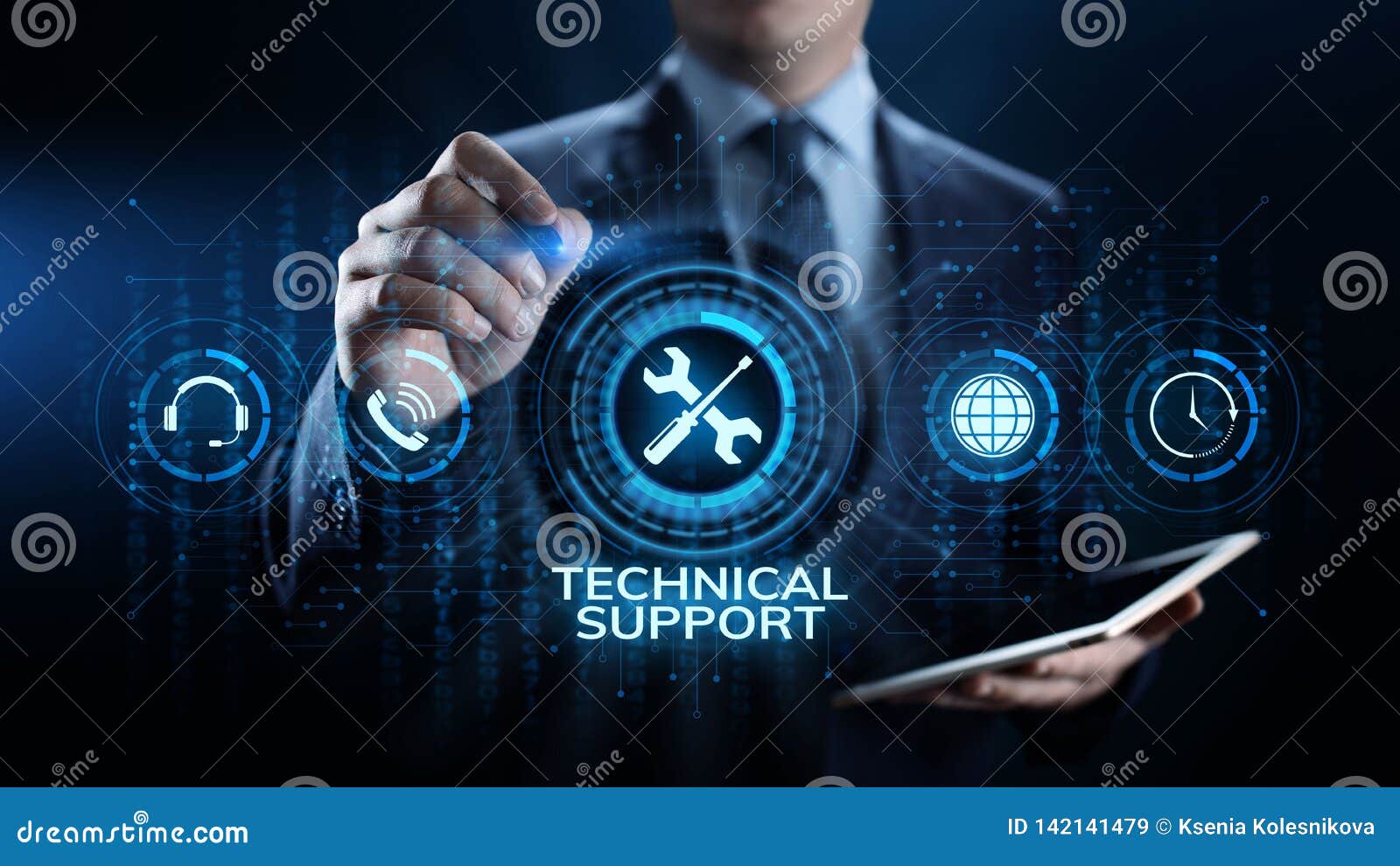 Technical Support Customer Service Guarantee Quality Assurance Concept ...